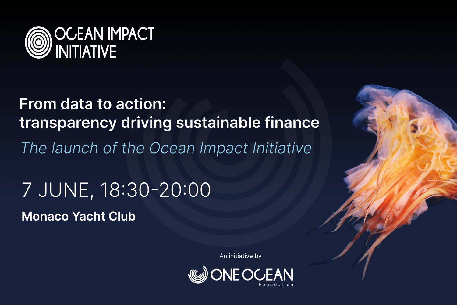 The launch of the Ocean Impact Initiative